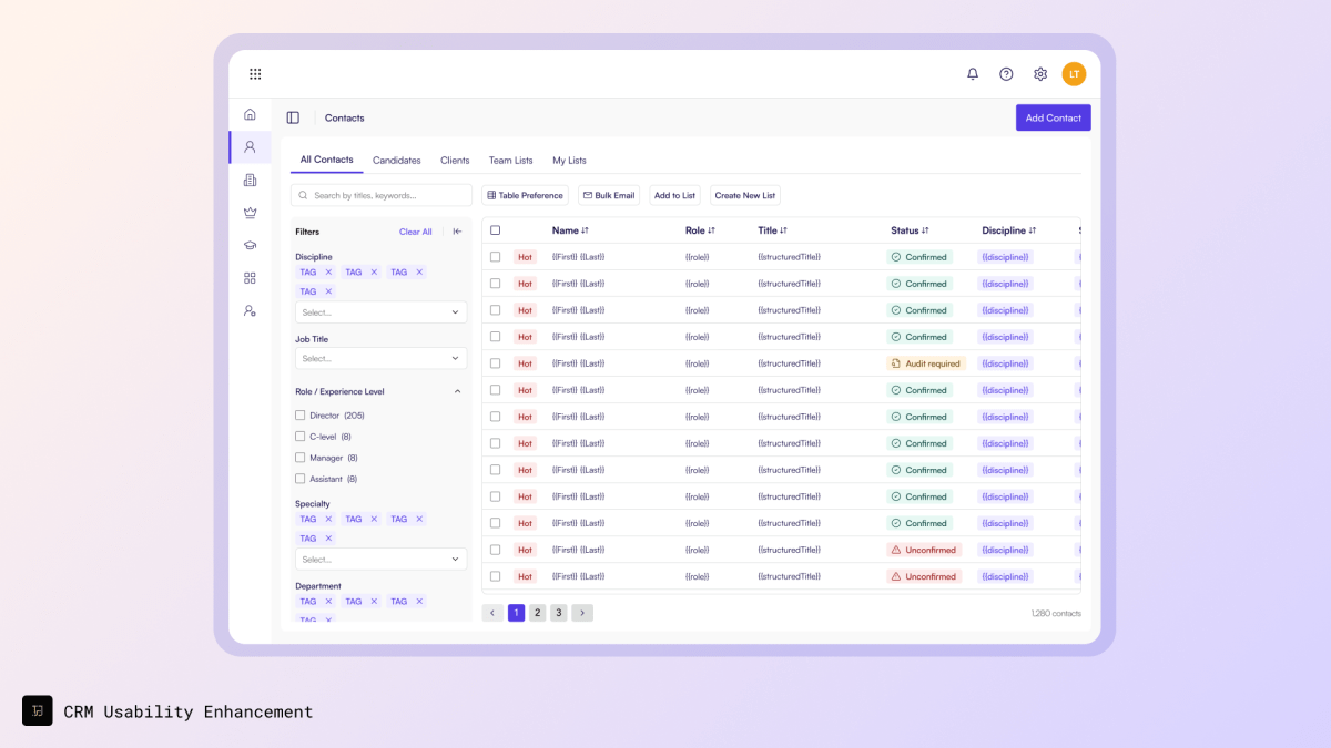 CRM Usability Enhancement – T. Jessica Weng